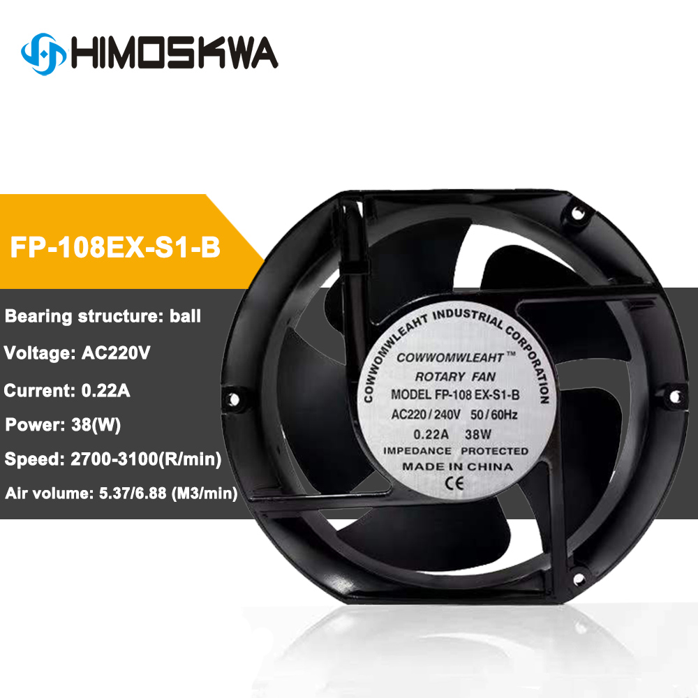 Axial Fan FP-108EX-S1-B 220V 38W Dual Bearing Cool... – Vicedeal