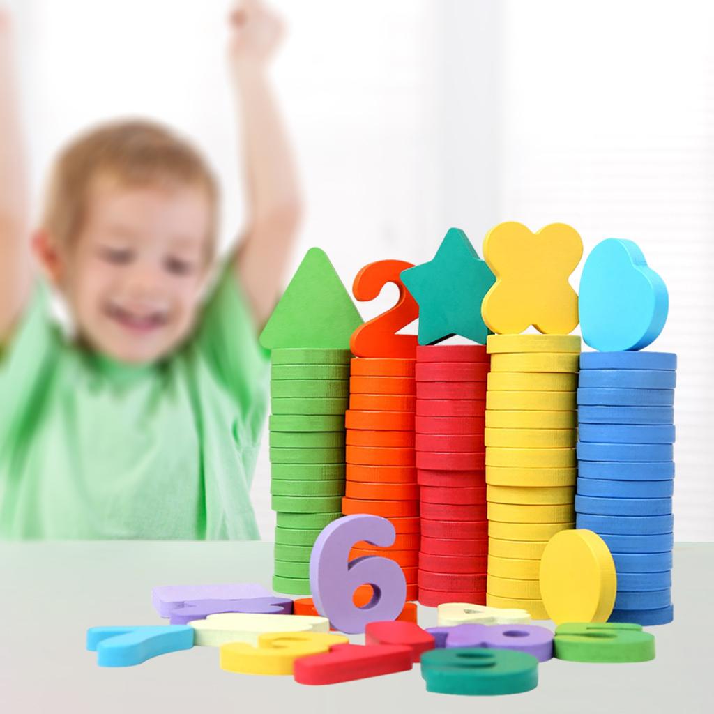 Stacking Toy Math Game Arithmetic Teaching Aids Di... – Grandado