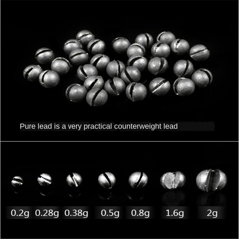 100 Pcs Fish Lead Sinker Six Types of Lead Sinker ... – Grandado