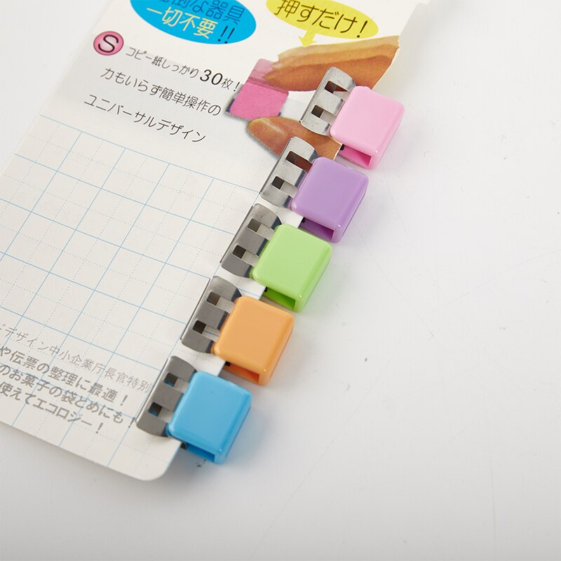 10 pcs/lot Colorful Sliding Clip Paper Clips Candy... – Vicedeal
