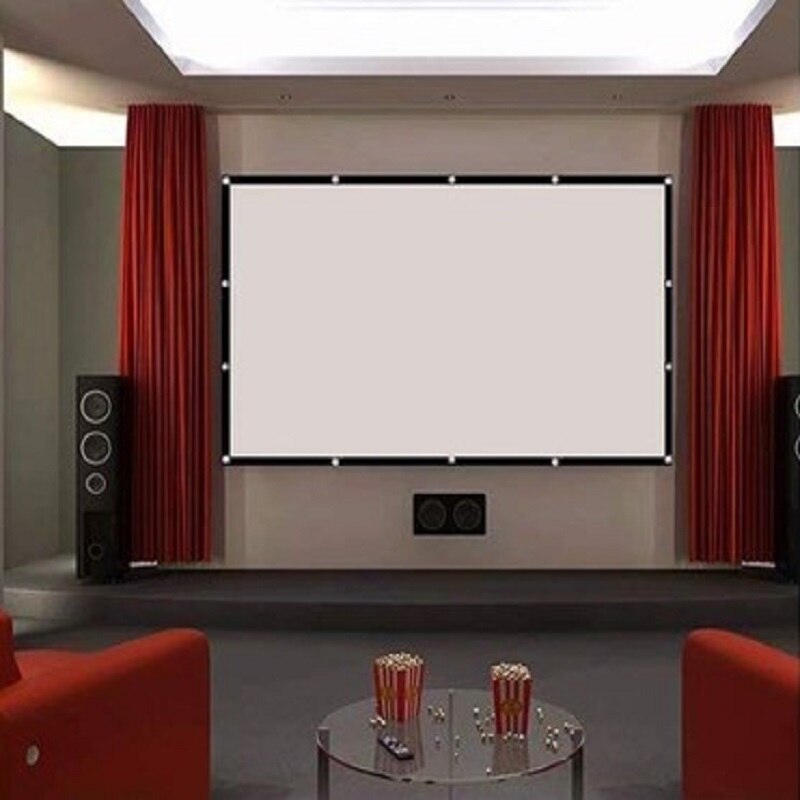 ETONE Simple Projector Screen Home Outdoor KTV Off... – Grandado