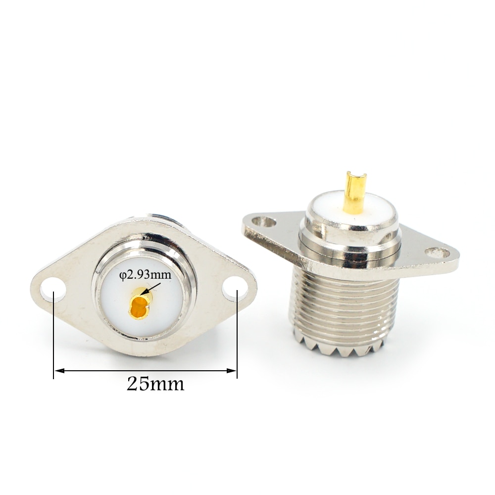 1Pcs SL16 UHF SO239 female 2 hole Female Jack with... – Grandado