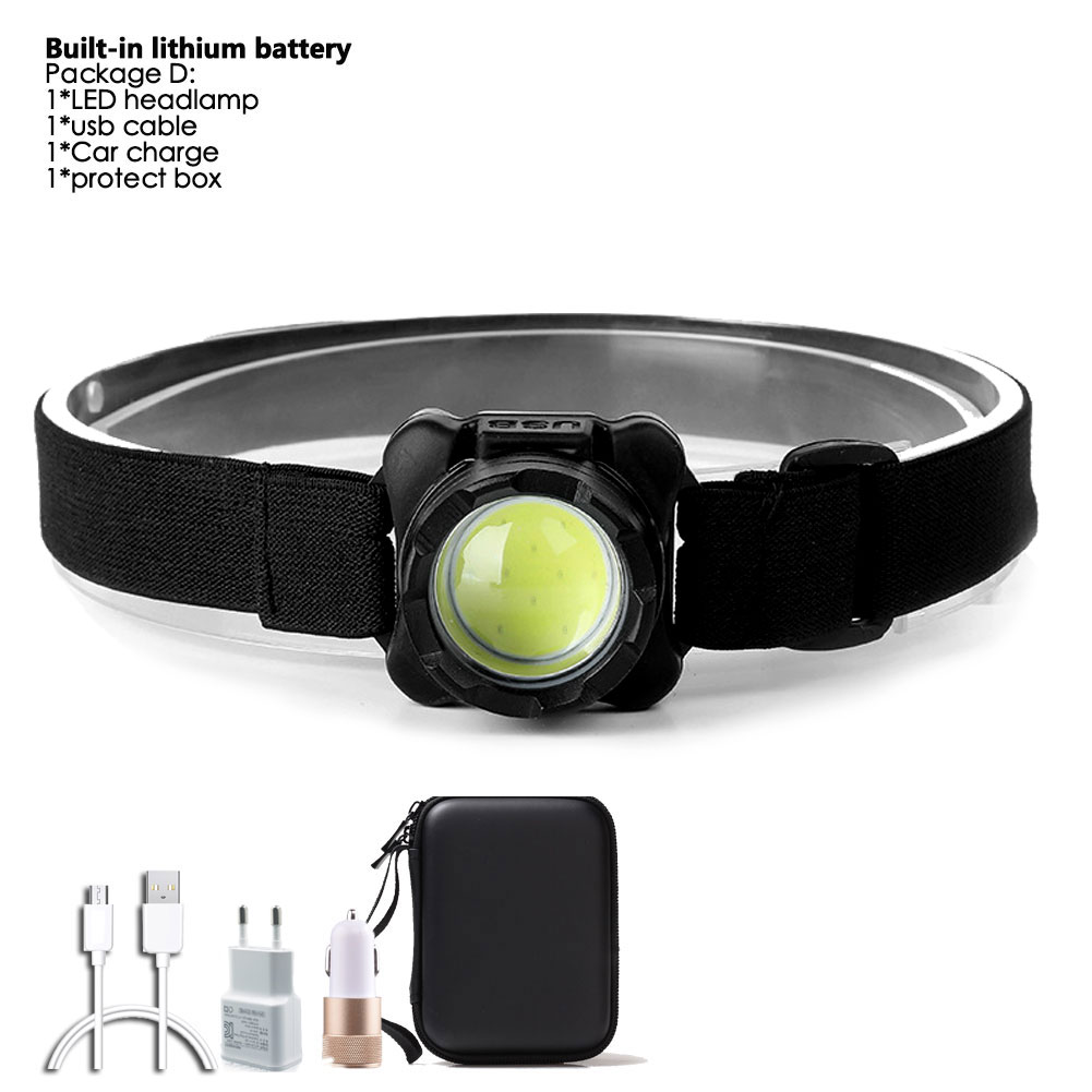 10000LM LED Headlamp Portable COB LED Headlight wi... – Grandado