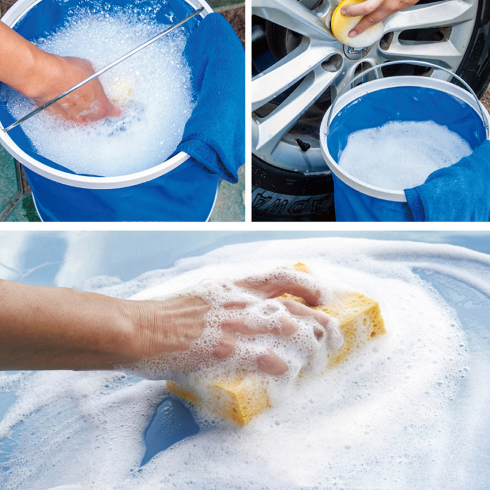 11L Portable Folding Bucket Outdoor Camping Fishin... – Grandado