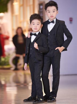 Costume de soirée noir/bleu garçon | costume de ma... – Grandado