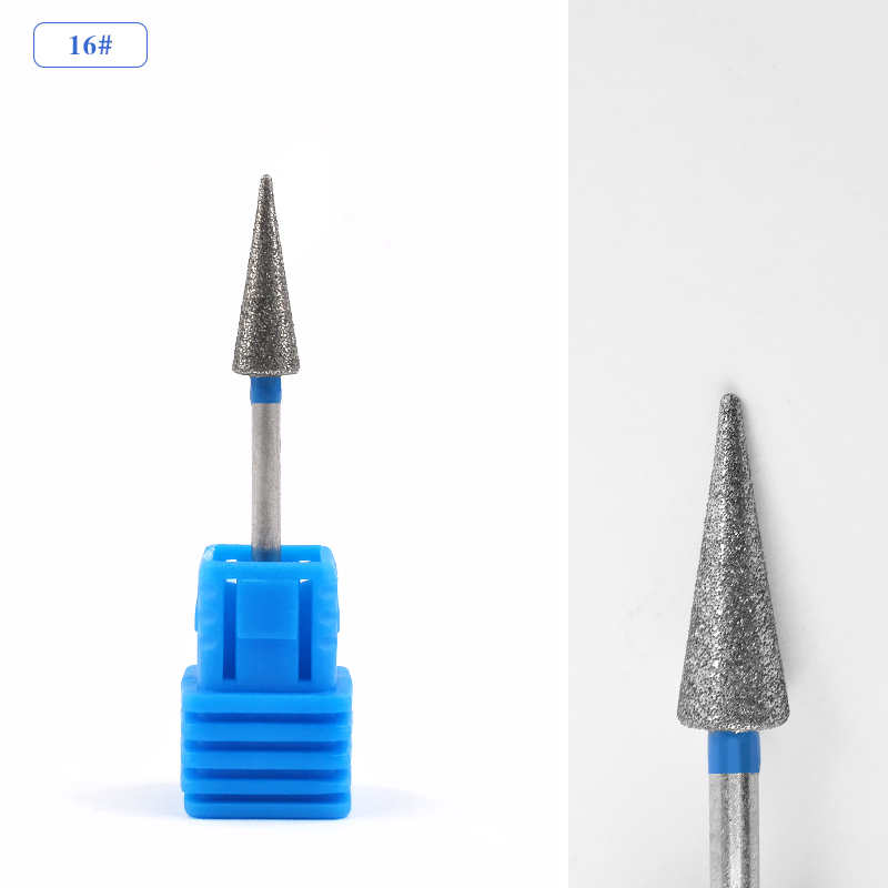 17 Types Diamonds Nail Drill Bits 3/32 Milling Cut... – Vicedeal