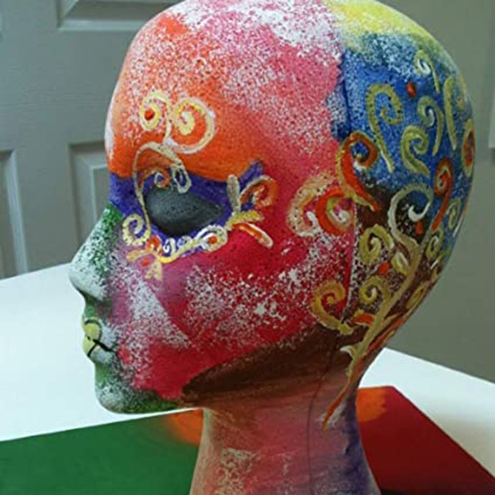 Foam Head Practical Mannequin Head Dummy Head Fema... – Vicedeal
