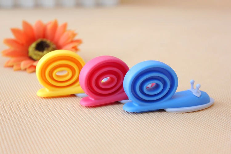 3 pieces / pack Cute Snail Animal Shaped Silicone ... – Grandado