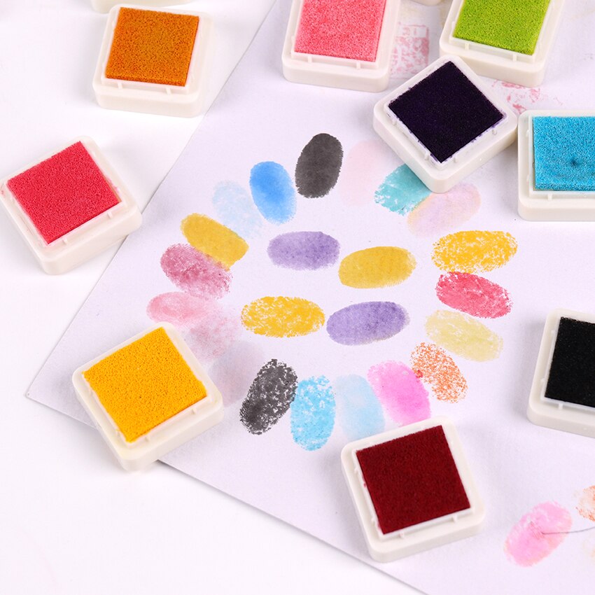 24PCS/Set Colorful Cute Ink Pad Kids DIY Fingerpri... – Grandado