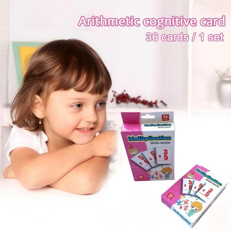 Children Cognitive Card Multiply And Divide Math L... – Vicedeal