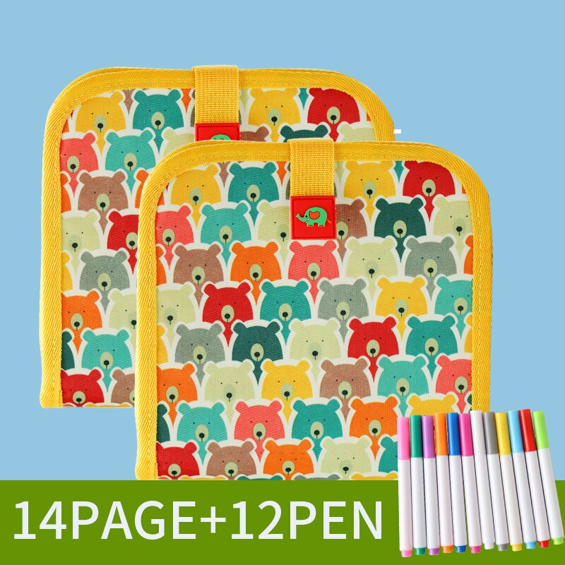 Kid Portable Painting Book Double-sided Erasable D... – Vicedeal
