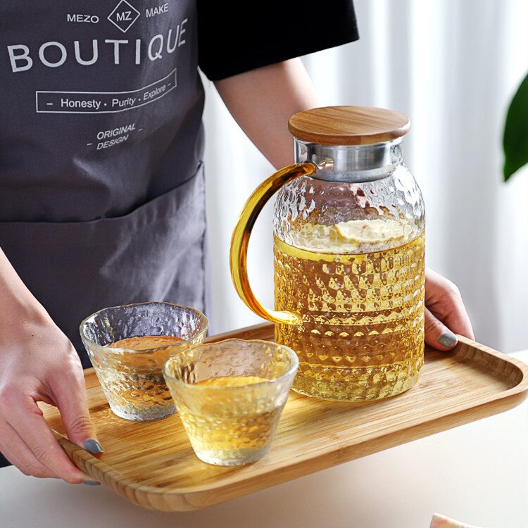 Oneisall water pitcher Glass Water Pot 1500Ml Heat... – Grandado