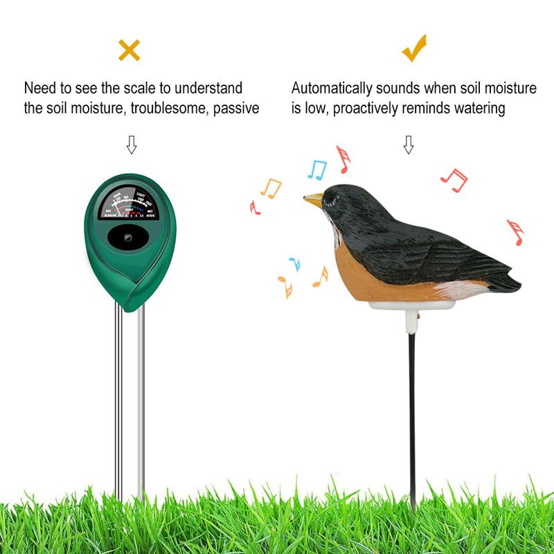 Resin Birds Soil Moisture Meter Plant Moisture Tes... – Vicedeal
