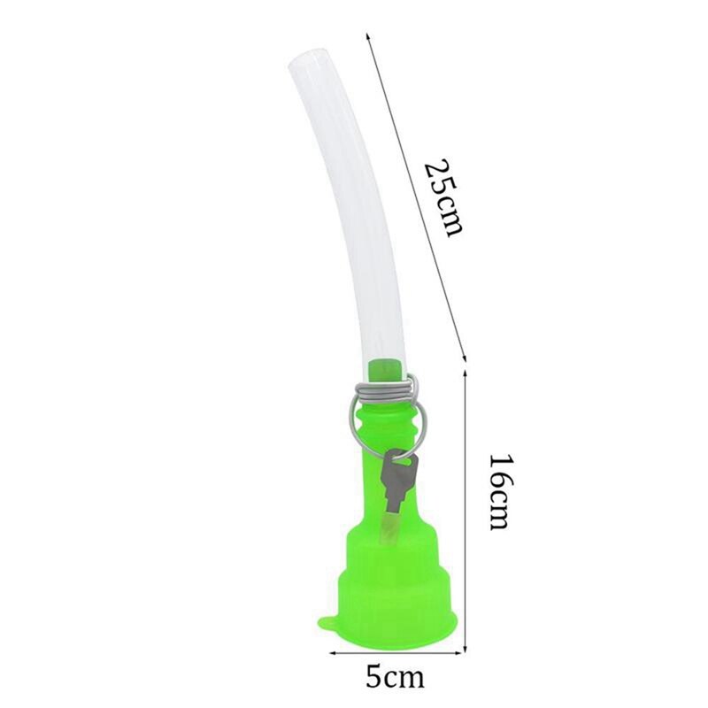 2 Pcs Cans Beer Snorkel Straw Beer Bong Funnel Sla... – Grandado