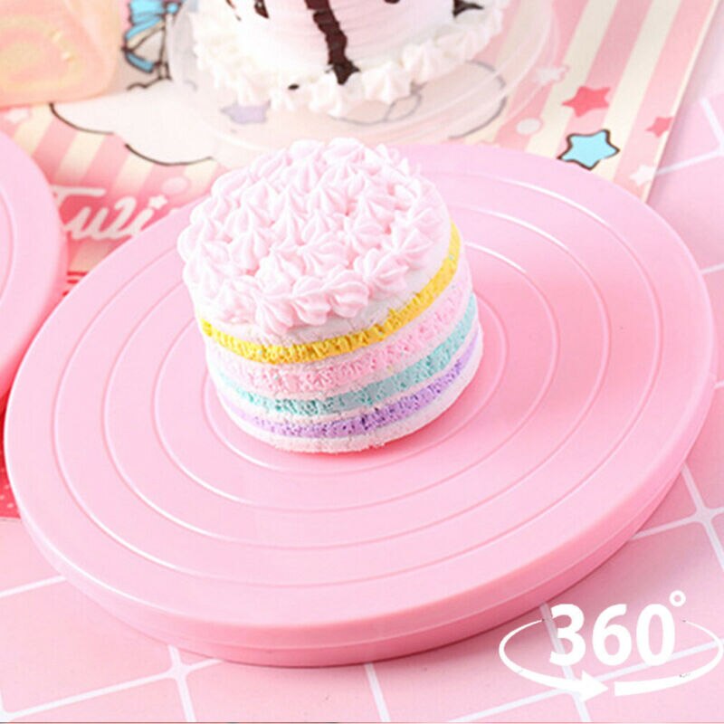Round Pink Revolving Decoration Turntables Rotatin... – Vicedeal