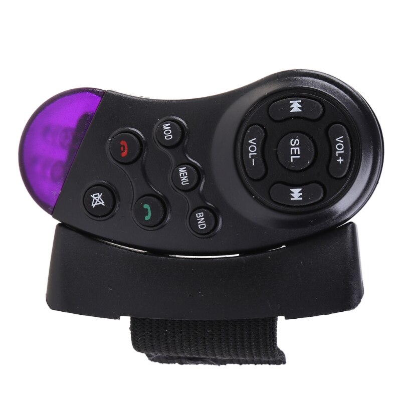 1Pc Zwarte Auto Universal Steering Wheel Remote Co... – Vicedeal