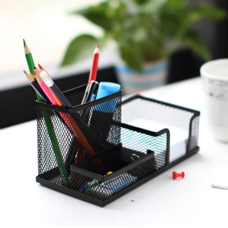 Affordable Black Metal Pen Holder School Student O... – Grandado