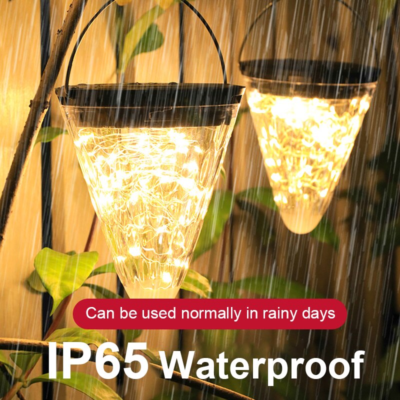 Tira de luces LED luz LED Solar para exteriores, g... – Grandado