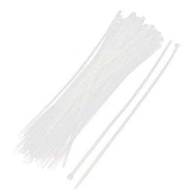 100 Pcs 7.2mm x 450mm White Nylon Zip Tie Wrap for... – Grandado
