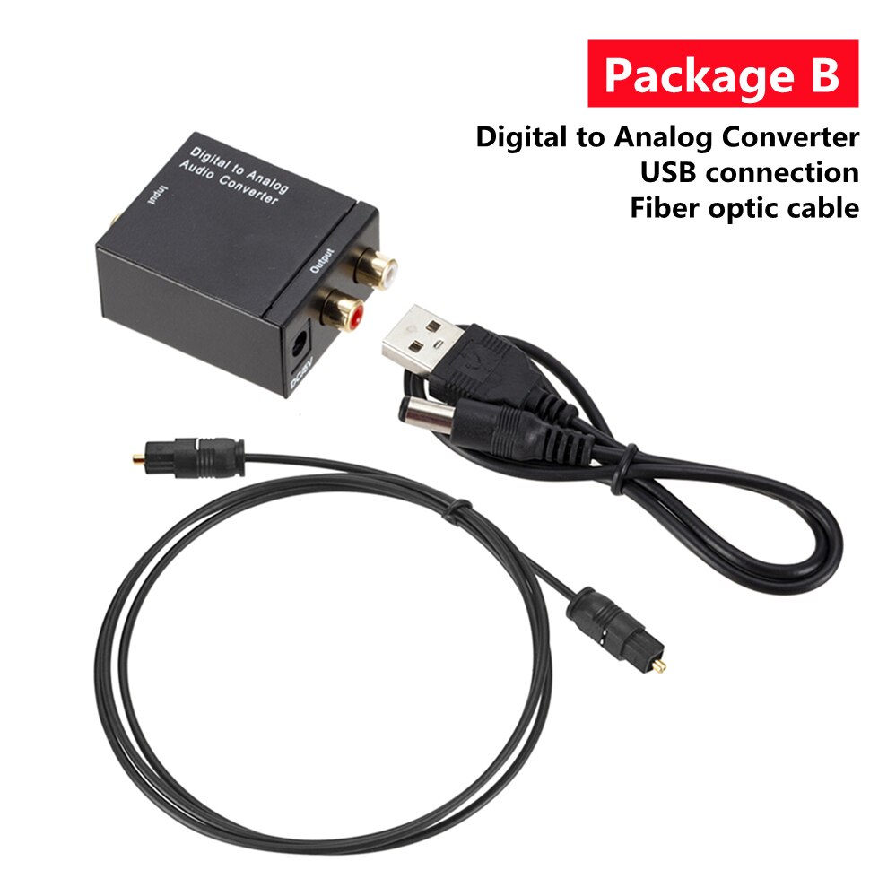 PzzPss Digital to Analog Audio Converter Optical F... – Grandado
