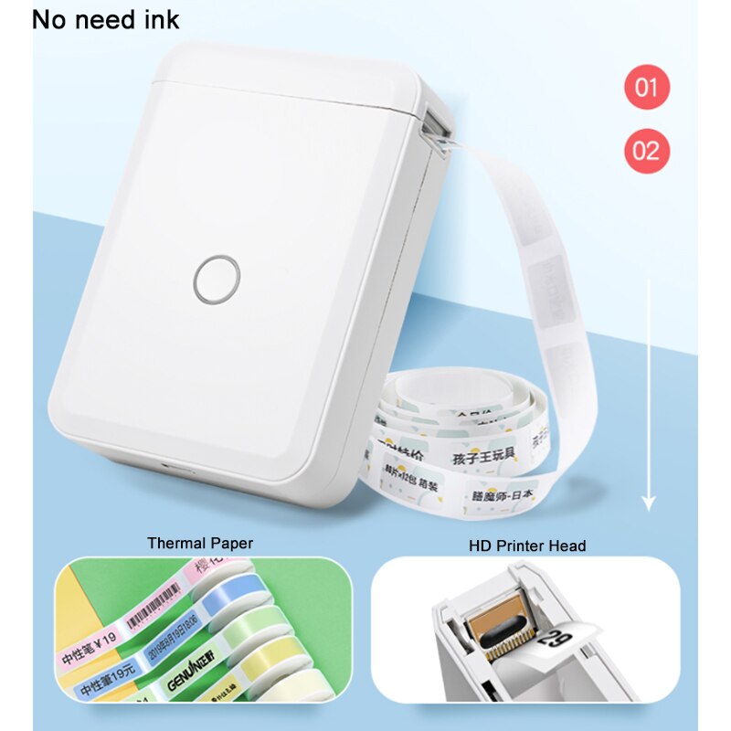 Niimbot D110 Label Printer Kabel Label Maker Draad... – Vicedeal