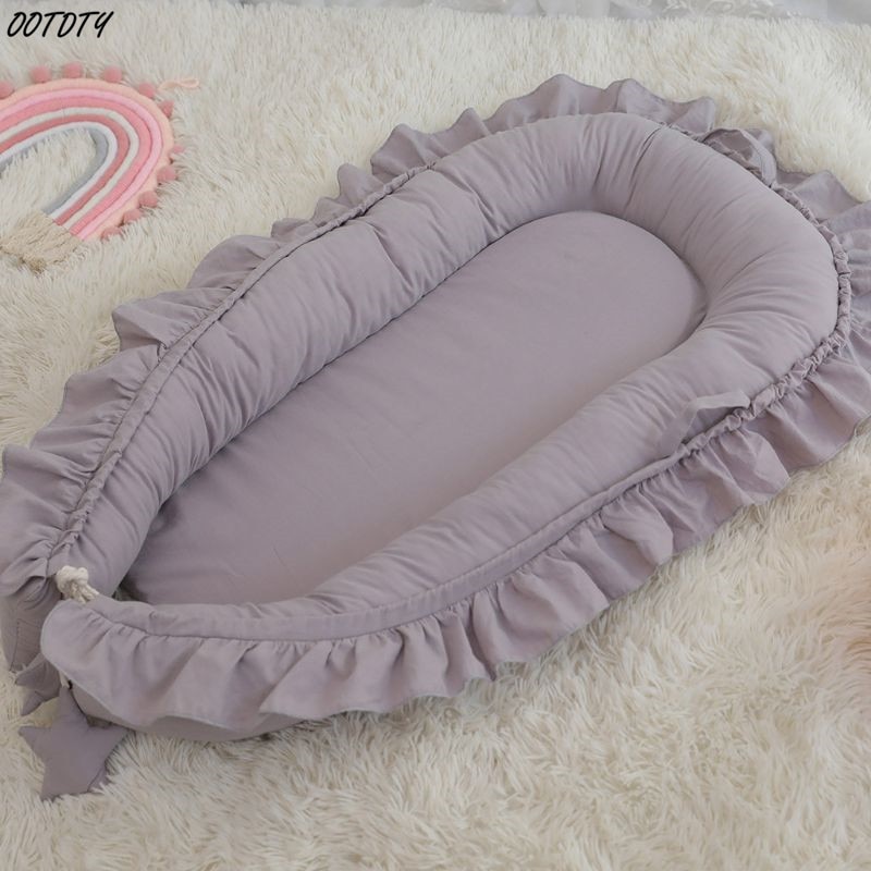 Soft Breathable Cotton Baby Nest Bed Portable Wash... – Grandado