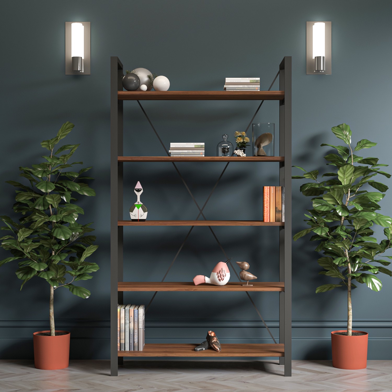 5 layer bookcase Modern decor plants flower Stand ... – Grandado