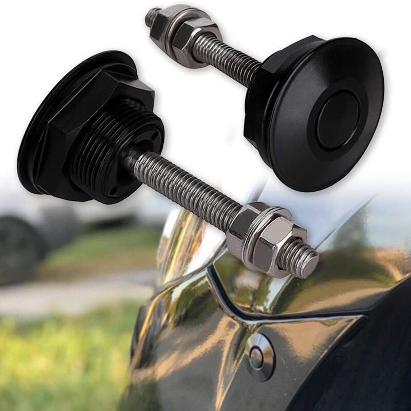 2X Button Quick Release Hood Pin Lock Clip Car Bum... – Grandado