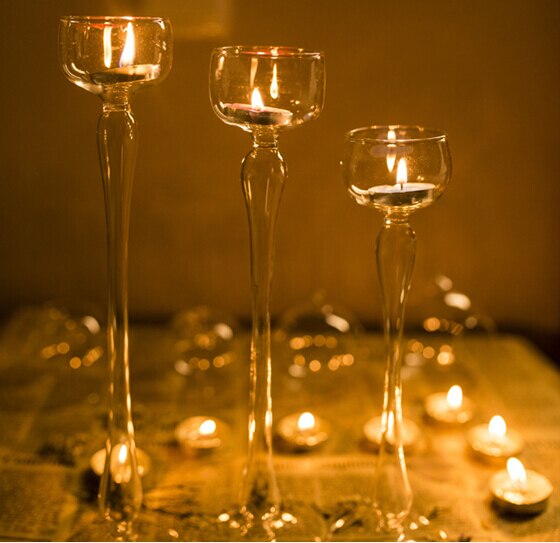 1PC Handmade glass candlestick European Crystal ca... – Vicedeal