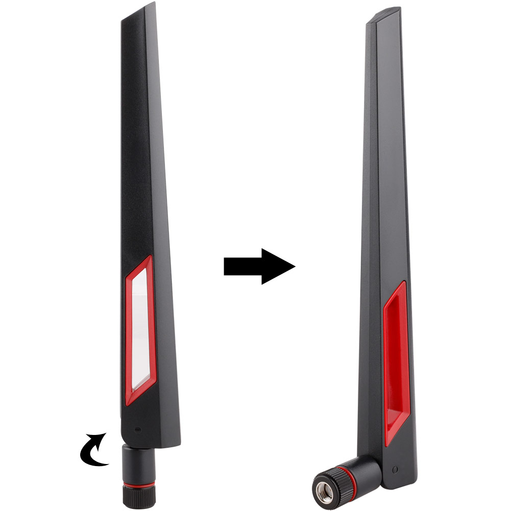 12 dbi dual band wifi antenne 2.4g 5g 5.8gh rp sma... – Vicedeal