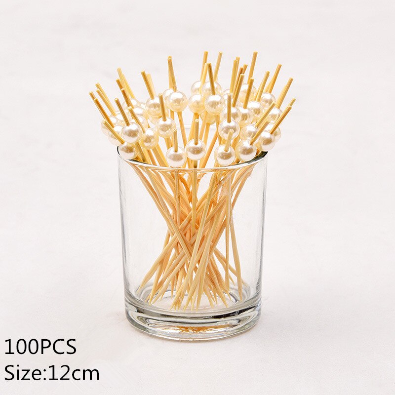 100 Stuks Fruit Vork Sticks Buffet Cupcake Toppers... – Vicedeal