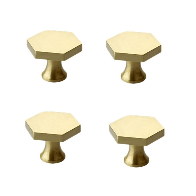 4-Pack Brass Cabinet Knobs, Dresser Knobs For Dres... – Vicedeal