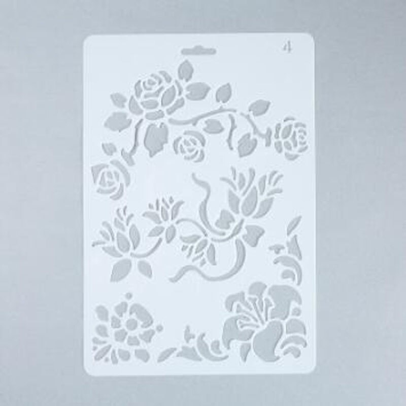 Pochoir en plastique pour décoration, bricolage ar... – Grandado