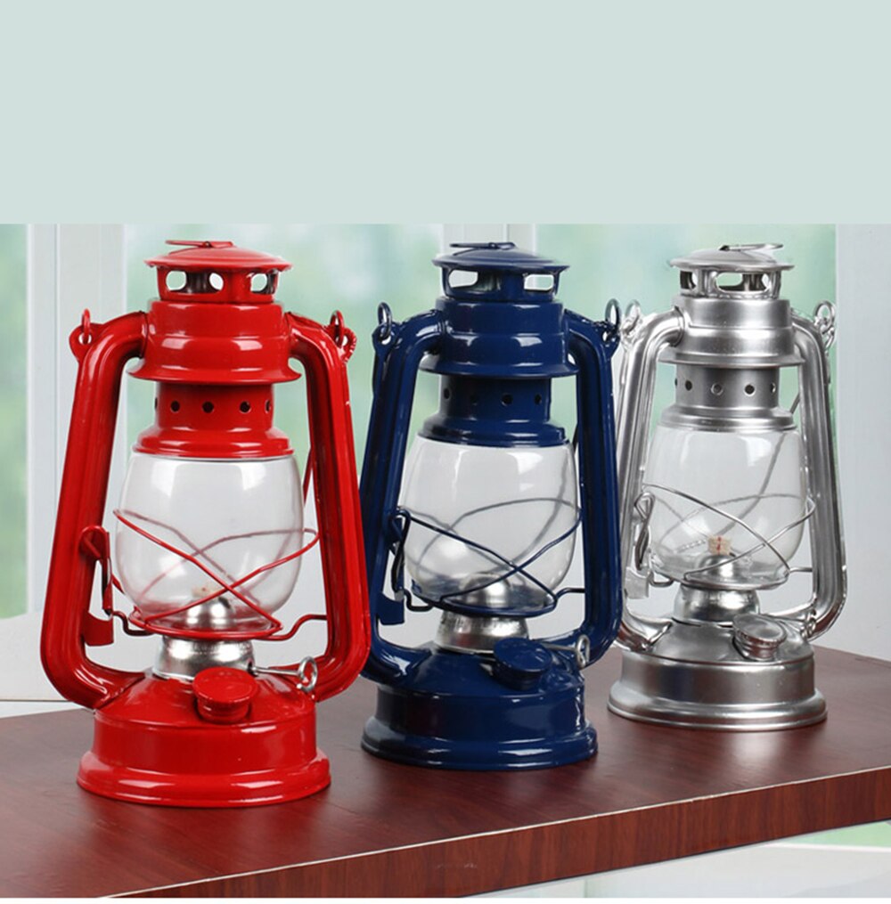 19cm Kerosene Lamp Hurricane Lanterns Wick Oil Lam... – Grandado