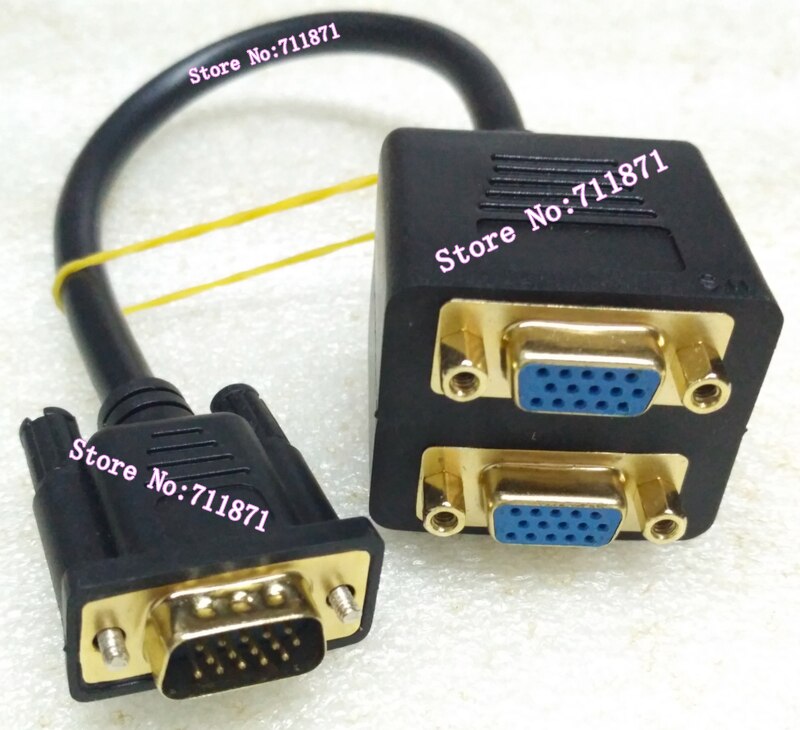 Männlichen zu Doppel Weibliche 15 p VGA D-sub Kabe... – Grandado