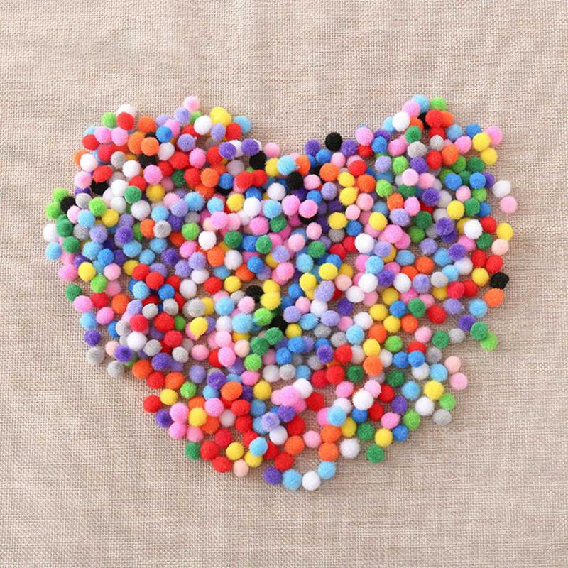 1200-2000PCS/Pack Mixed Soft Round Shaped 10mm Pom... – Grandado