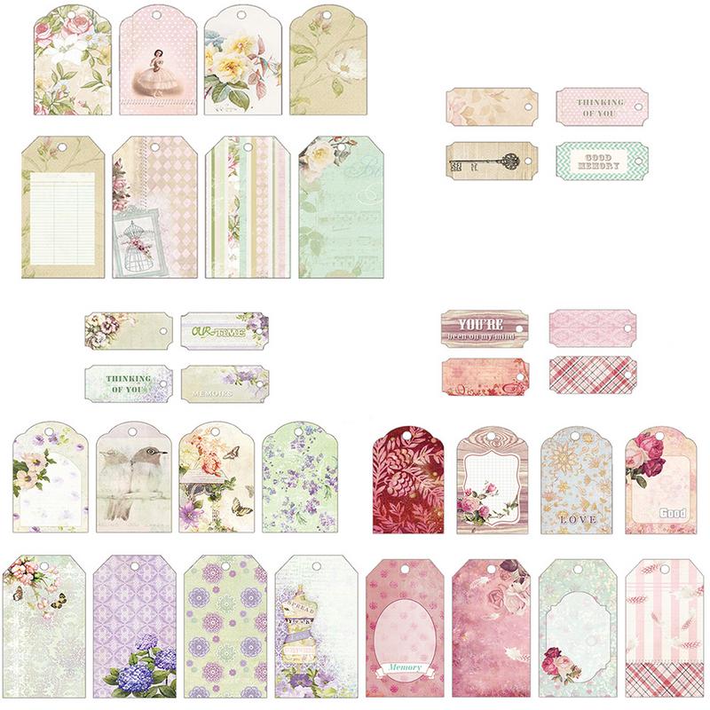 12PCS Craft Scrapbook Paper Craft Paper Label Book... – Grandado