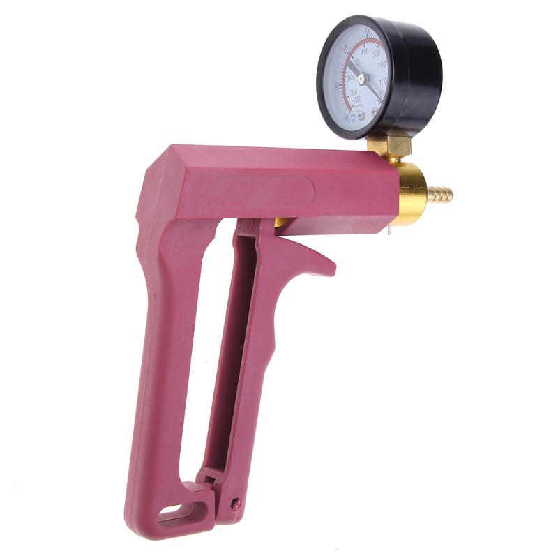 17Pcs Hand Held Vacuum Pressure Pump Brake Bleeder Tester Tool Kit With ...