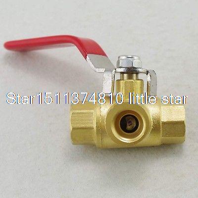 Female Full Ports Brass Ball Valve L-type Three Wa... – Vicedeal