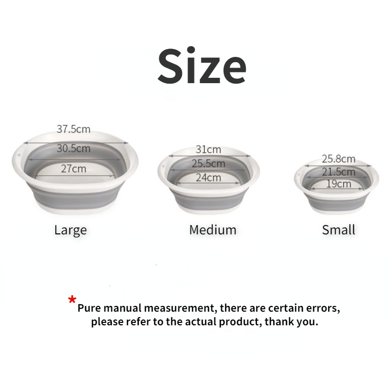 Foldable Laundry Tub Basin Bathroom Laundry Basin ... – Vicedeal