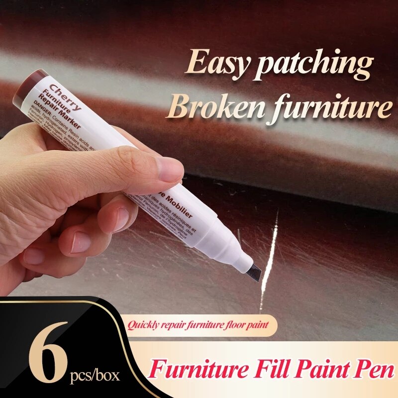 Furniture 6 Colors Touch-up/Fill Paint Pen/ Floor/... – Grandado