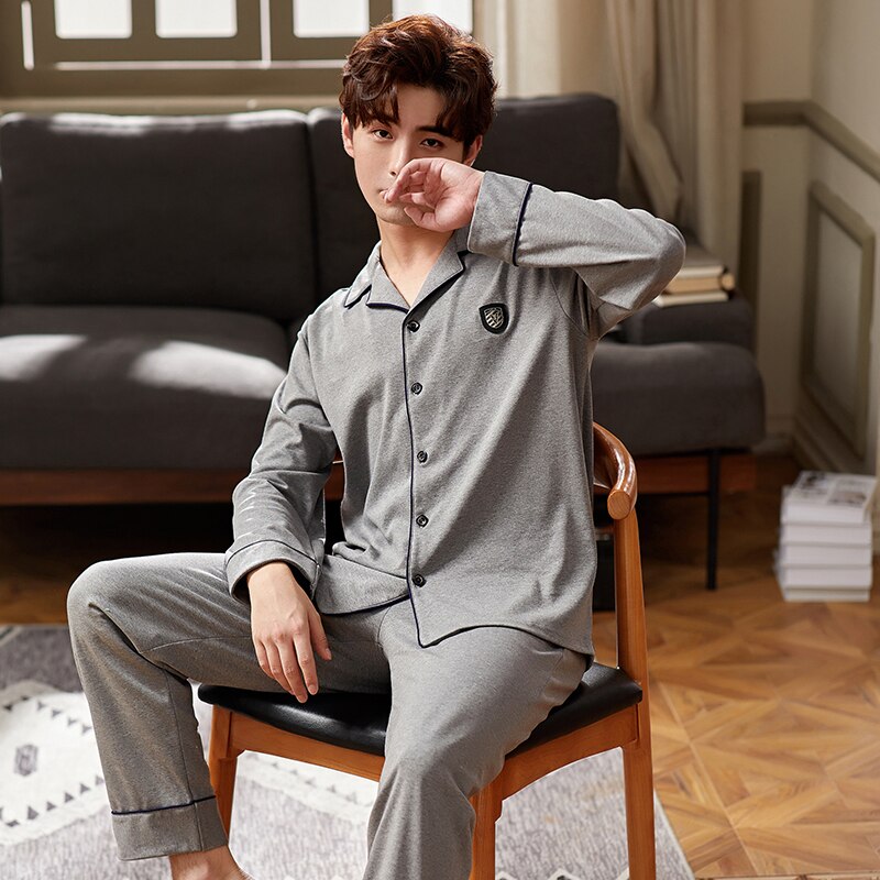 Prowow Winter Herfst Lente Comfortabele Pyjama Man... – Vicedeal