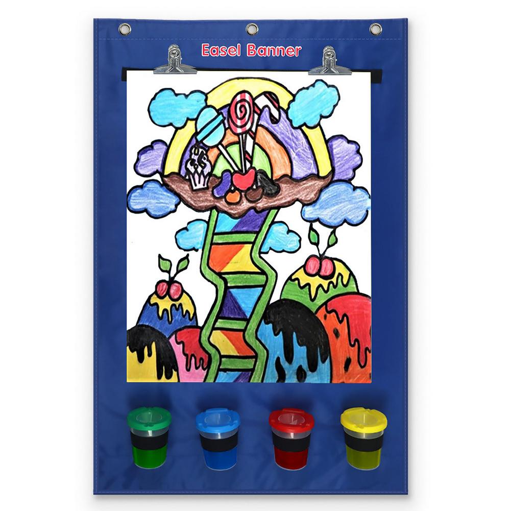 Portable Hanging Easel Banner Folding Wall Easel F... – Grandado