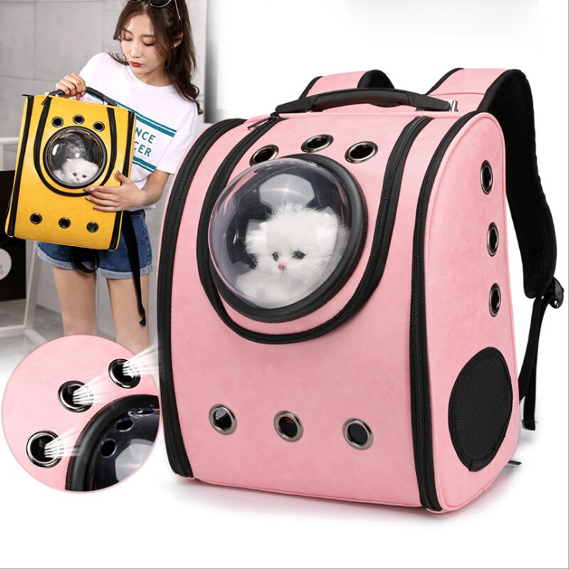 pet puppy cat bag pet space capsule dog travel car... – Vicedeal