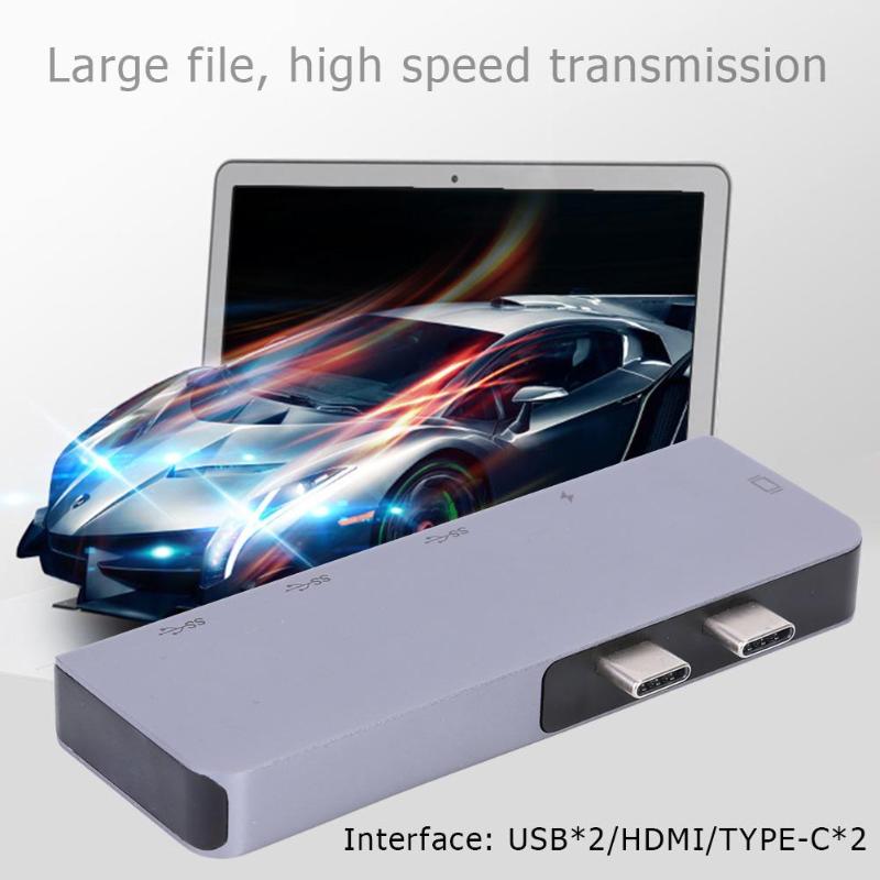 5 In 1 Usb TYPE-C Hub USB-C Om 4K Hdmi Usb TYPE-C ... – Vicedeal