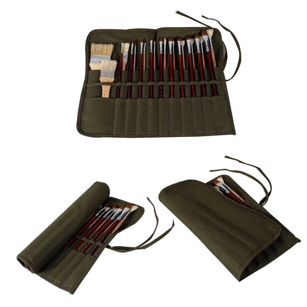 Pencil Bag Painting Brush Bag Artist Watercolor Dr... – Vicedeal