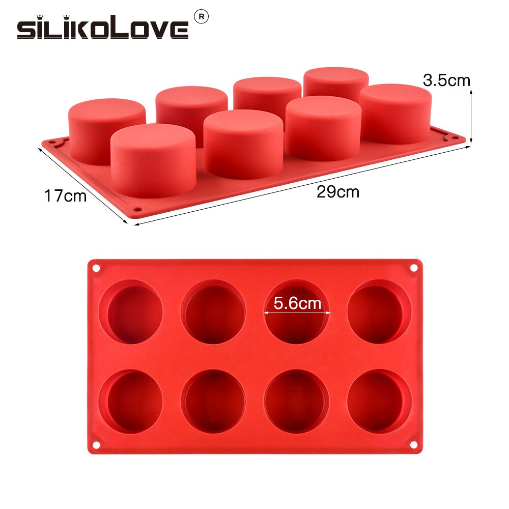 SILIKOLOVE 8 Cavity Silicone Cake Mold For Baking ... – Grandado