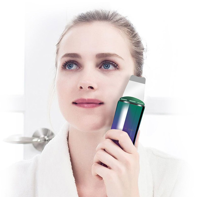 Ultrasonic Ion Skin Scrubber Skin Deep Clean Exfol... – Grandado