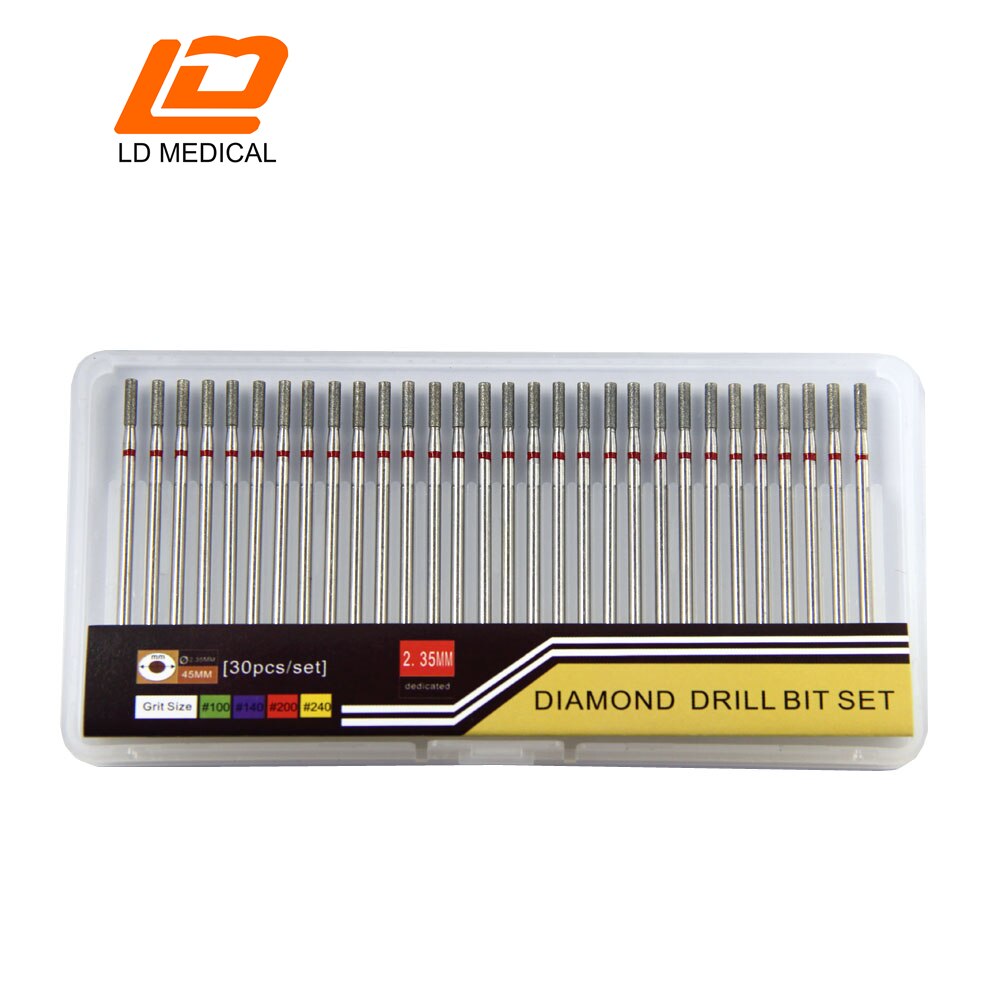 30pcs/set Dental Diamond Bur (Electroplanted) HP 2... – Grandado
