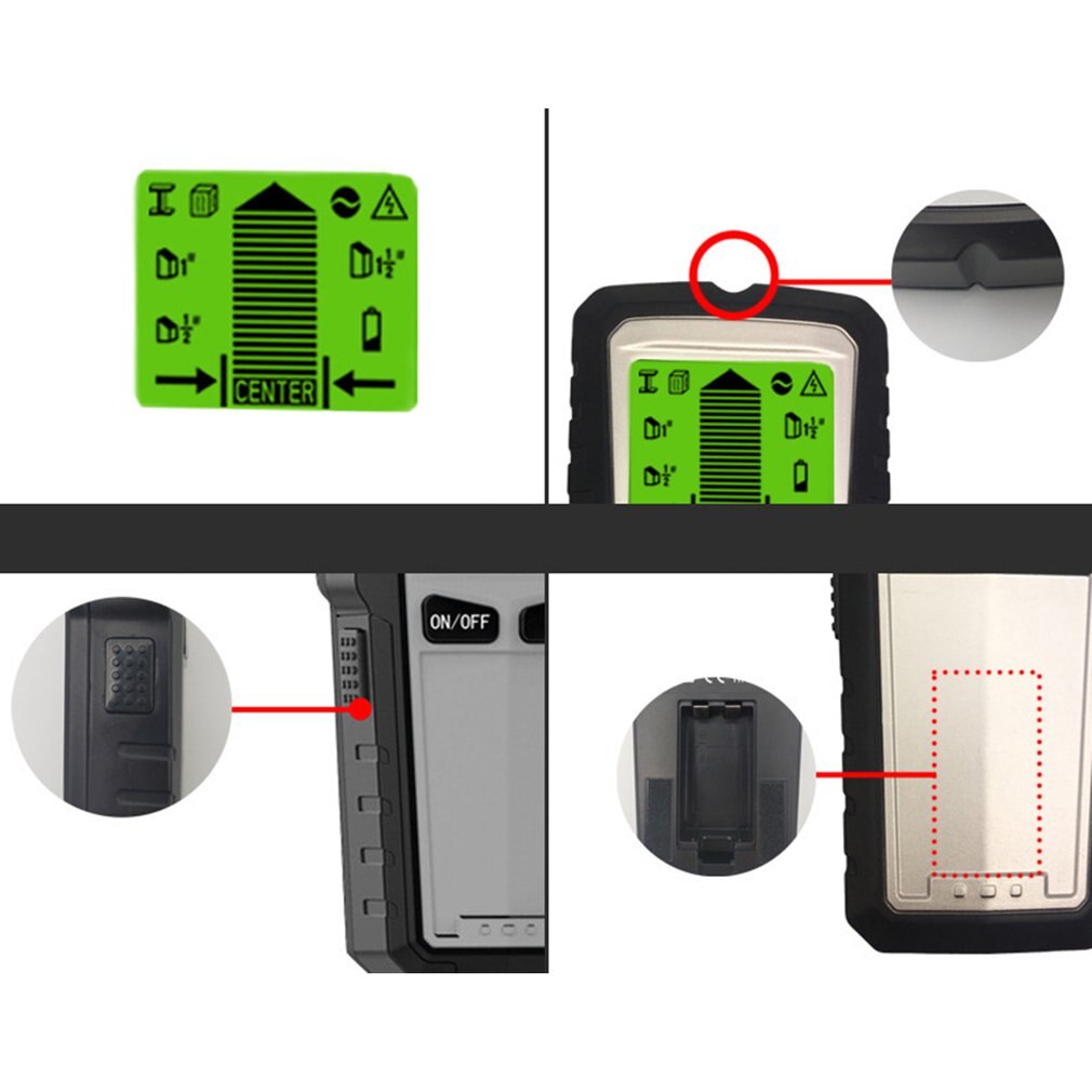 TH430 Wall Detector Digital Metal Detector Wood Fi... – Vicedeal